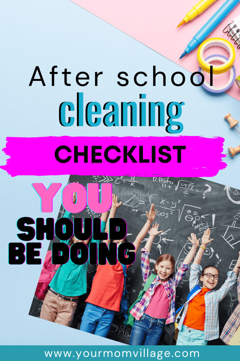 Top items to clean every day when your kids get home from school