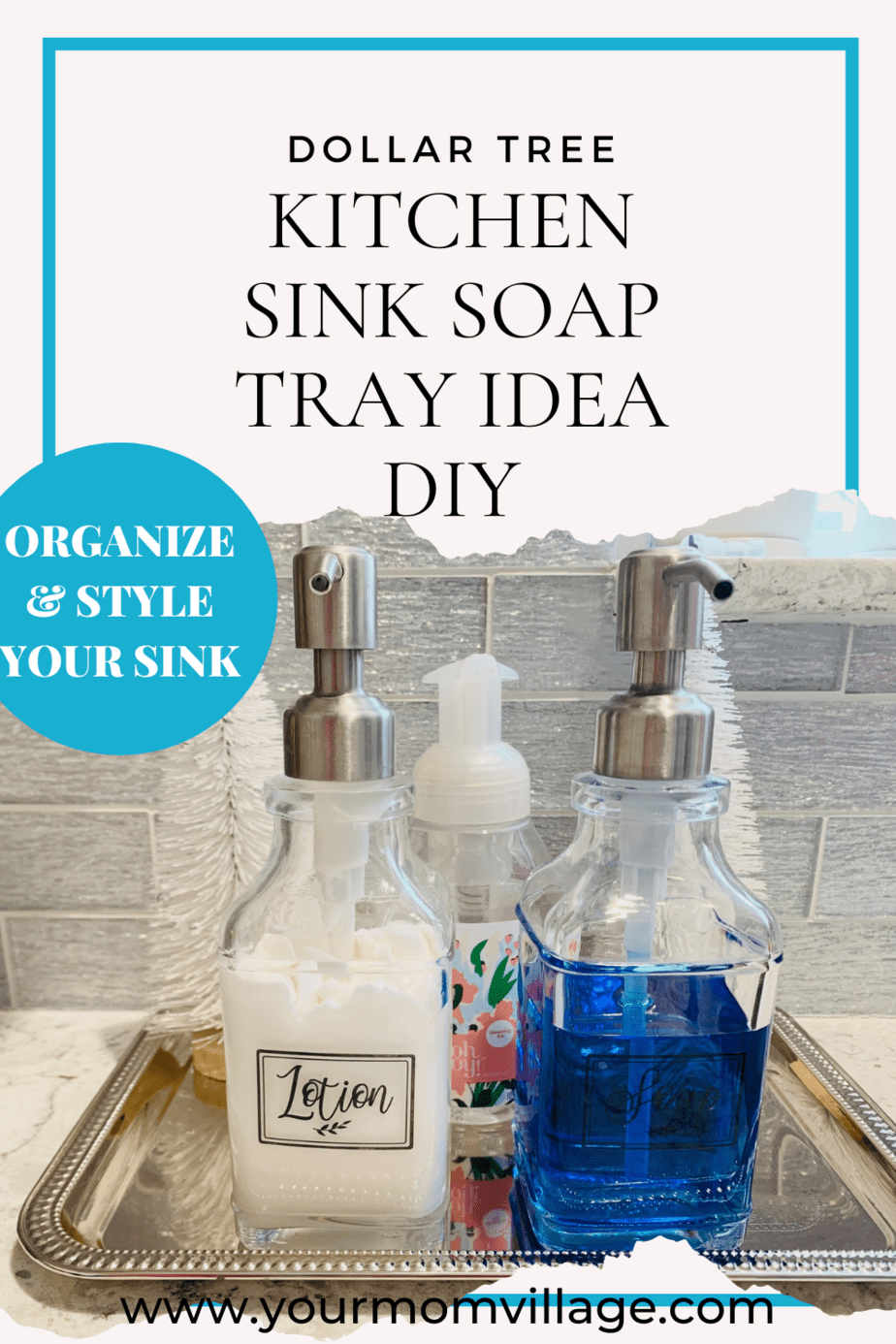 Kitchen dish soap display