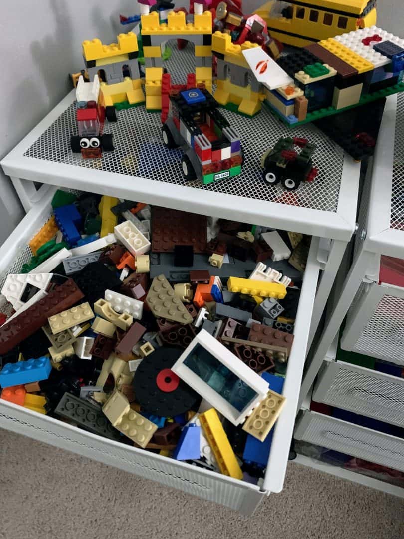 The most manageable affordable LEGO storage system for kids