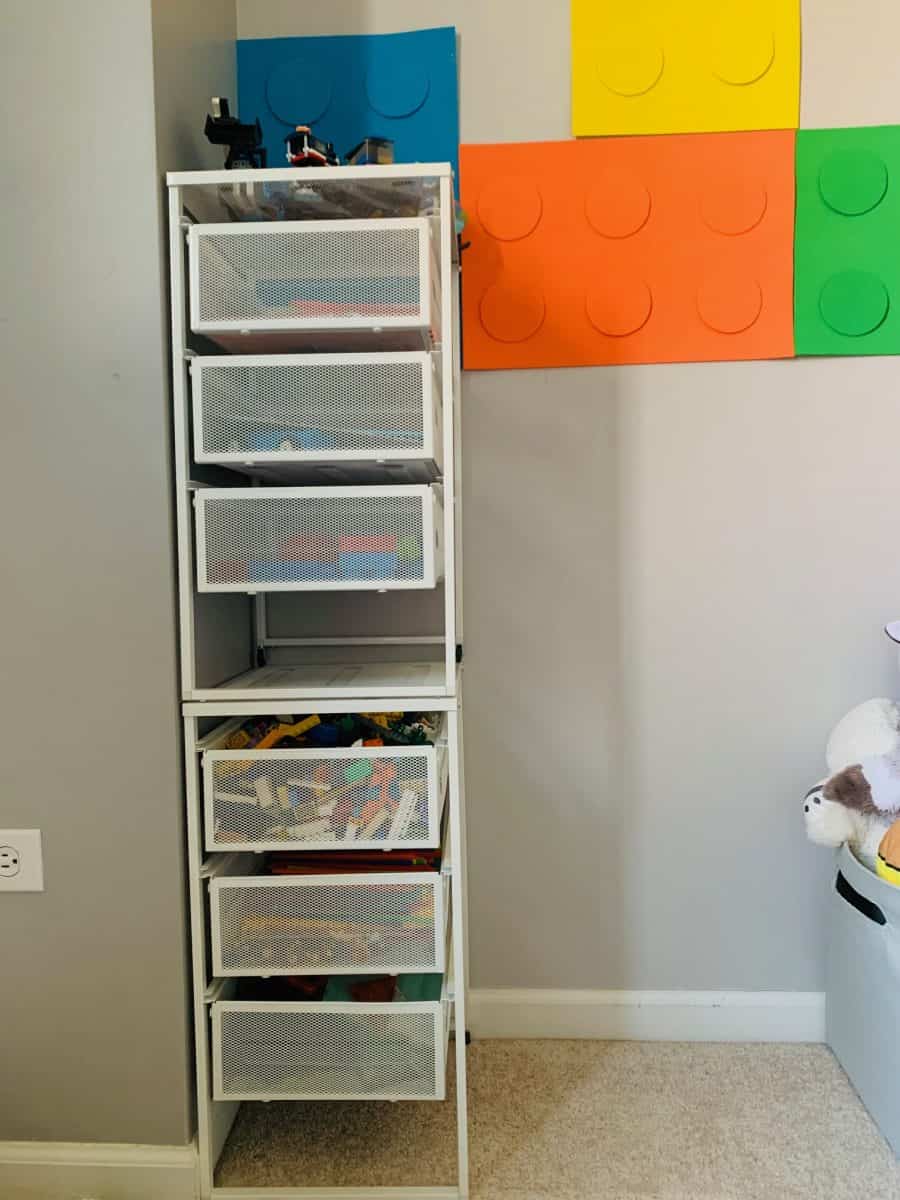 The most manageable affordable LEGO storage system for kids