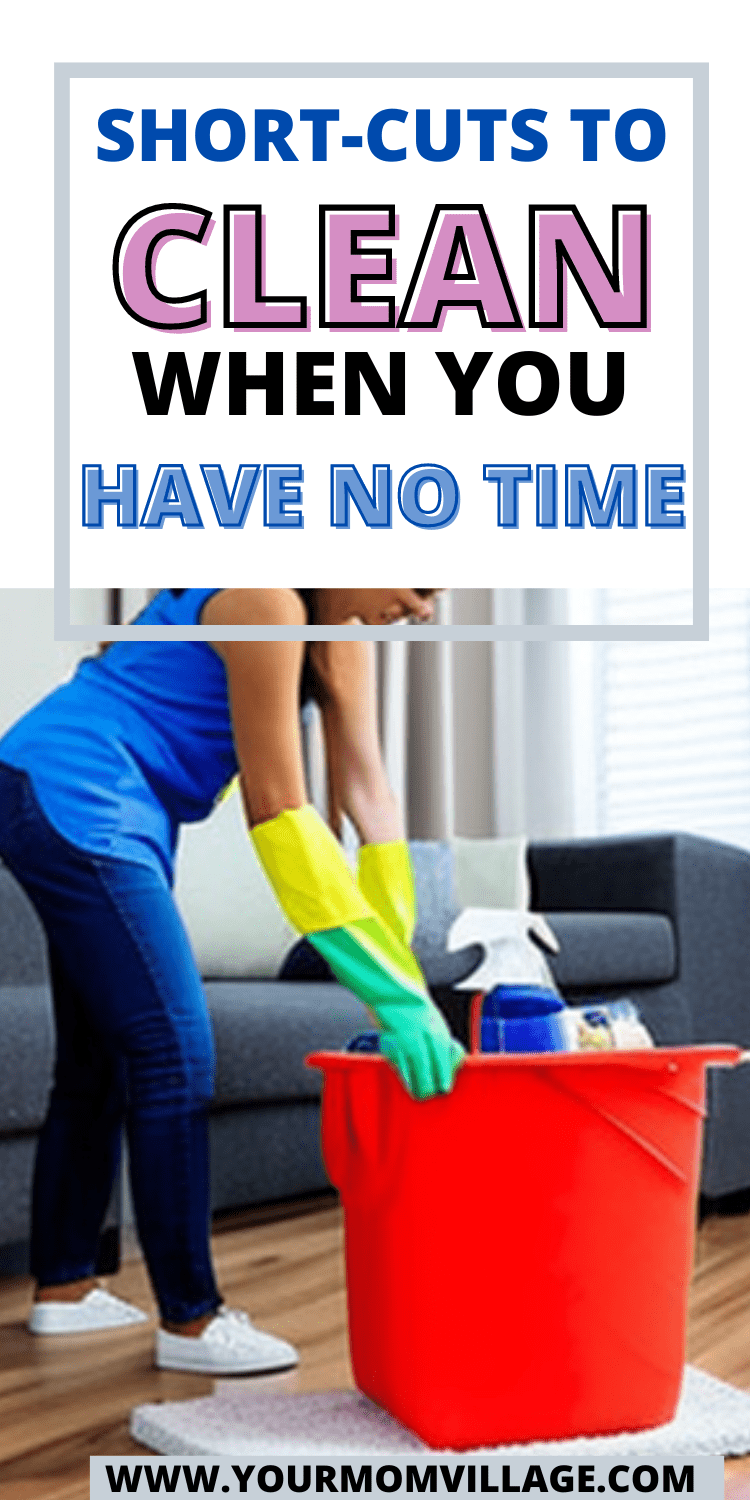 keeping your house clean and tidy when you don't have the time