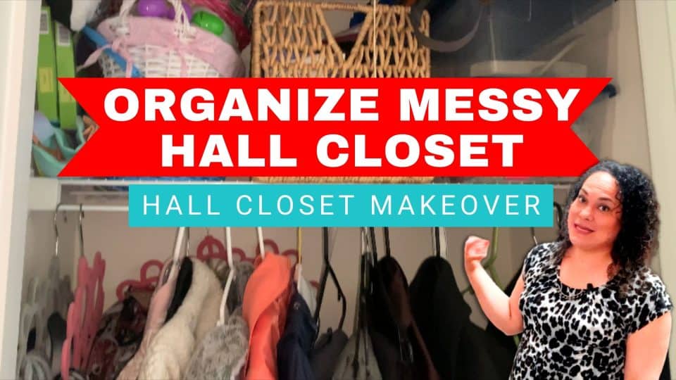 Hall Closet Decluttering and Organizing Journey