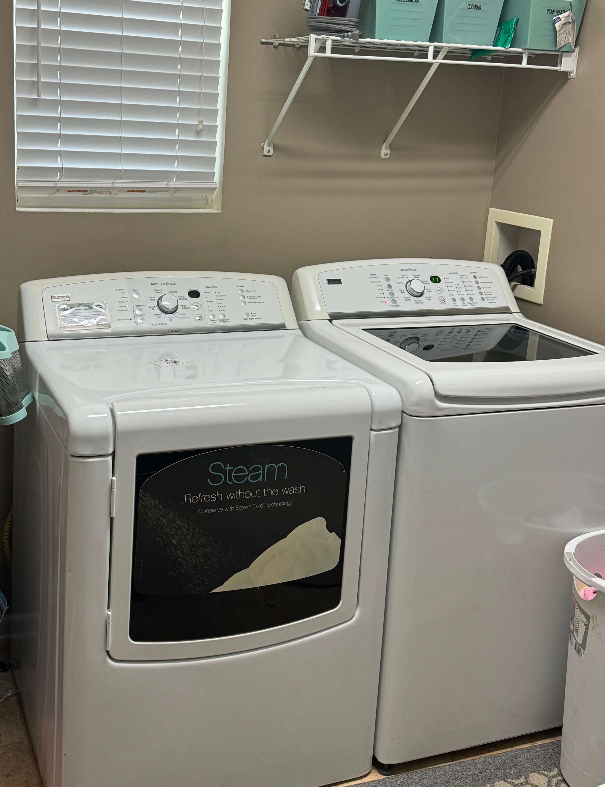 My simple organized laundry system